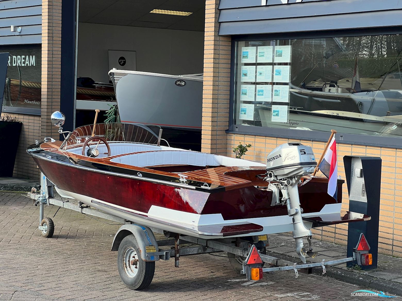 Classic Klassieke Houten Speedboot Bristo 450 Segelboot Verkaufen ...