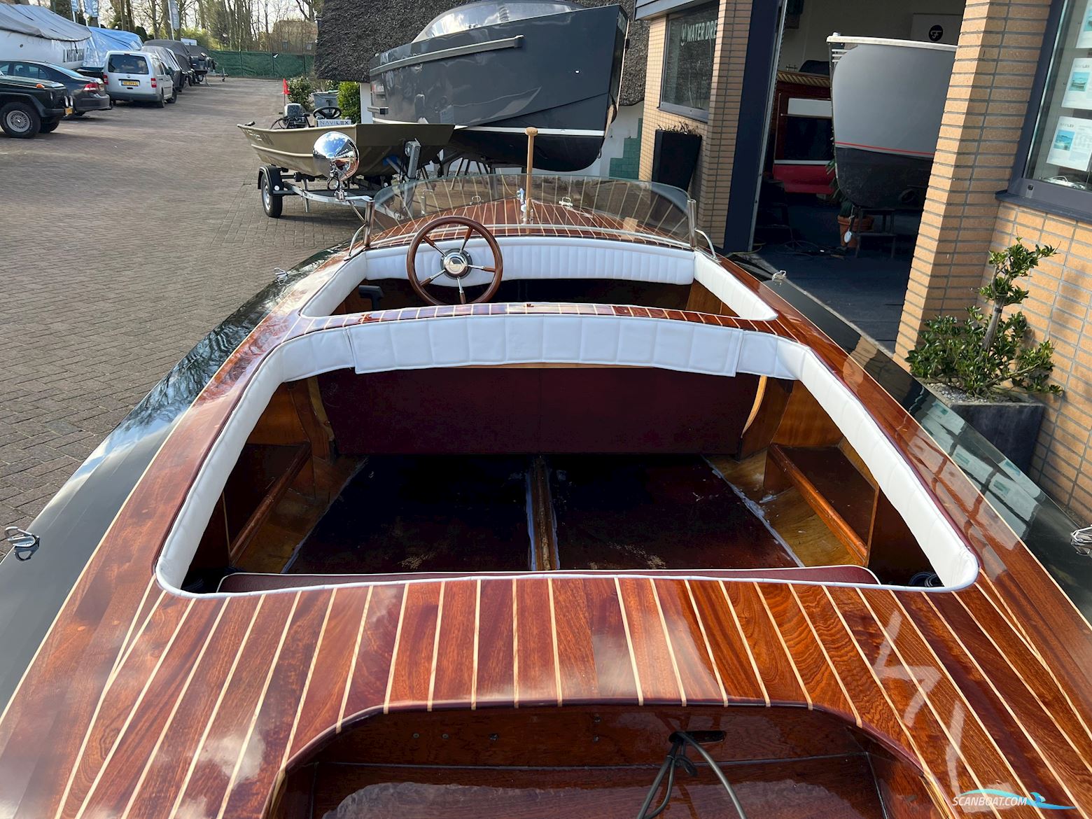 Classic Klassieke Houten Speedboot Bristo 450 Segelboot Verkaufen ...